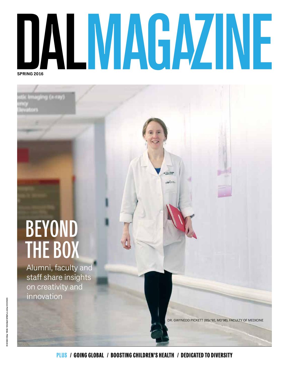 Dal Magazine Spring 2016 by Dalhousie University - Issuu