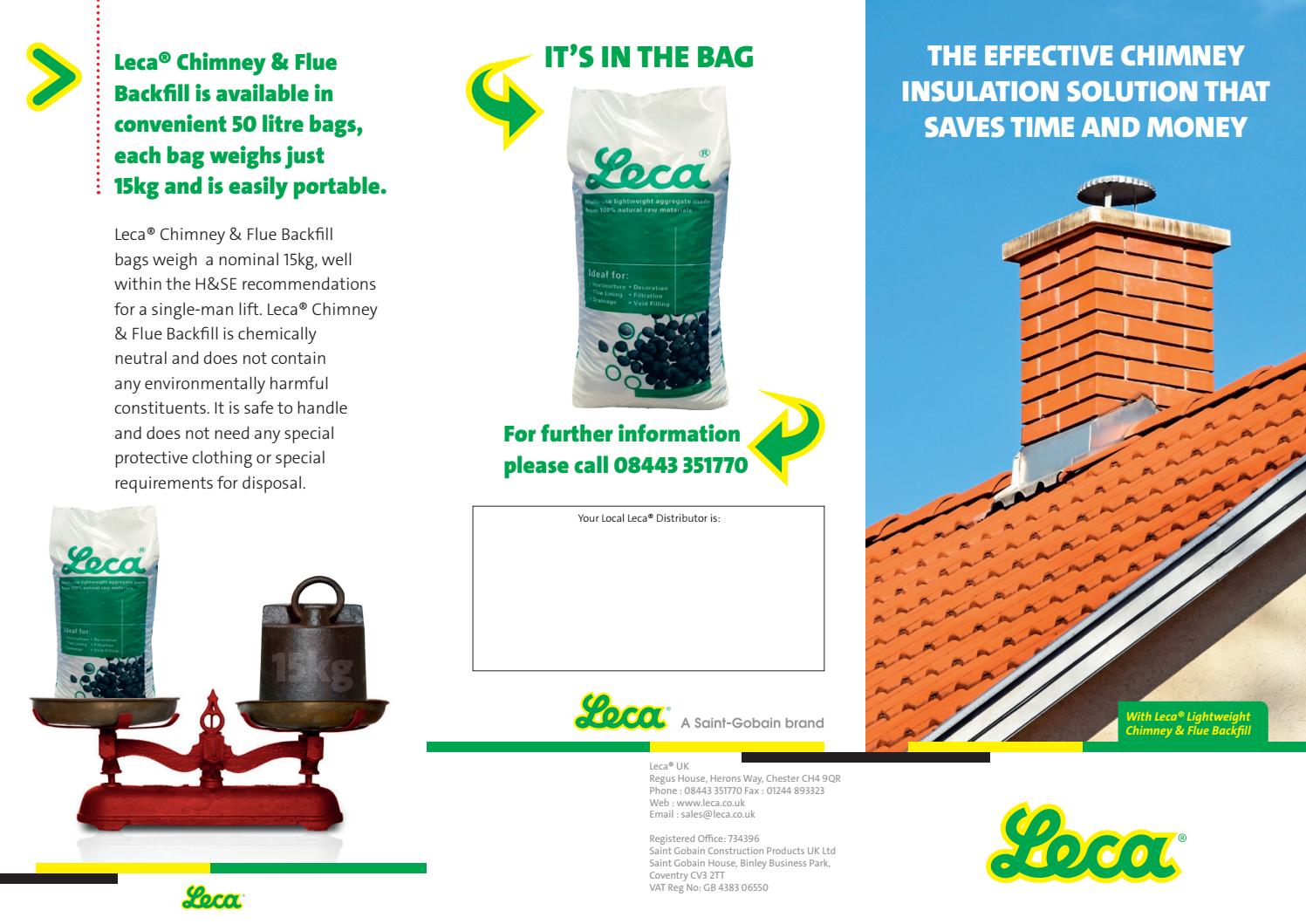 Leca® Effective Chimney Insulation Solution by Weber - Issuu