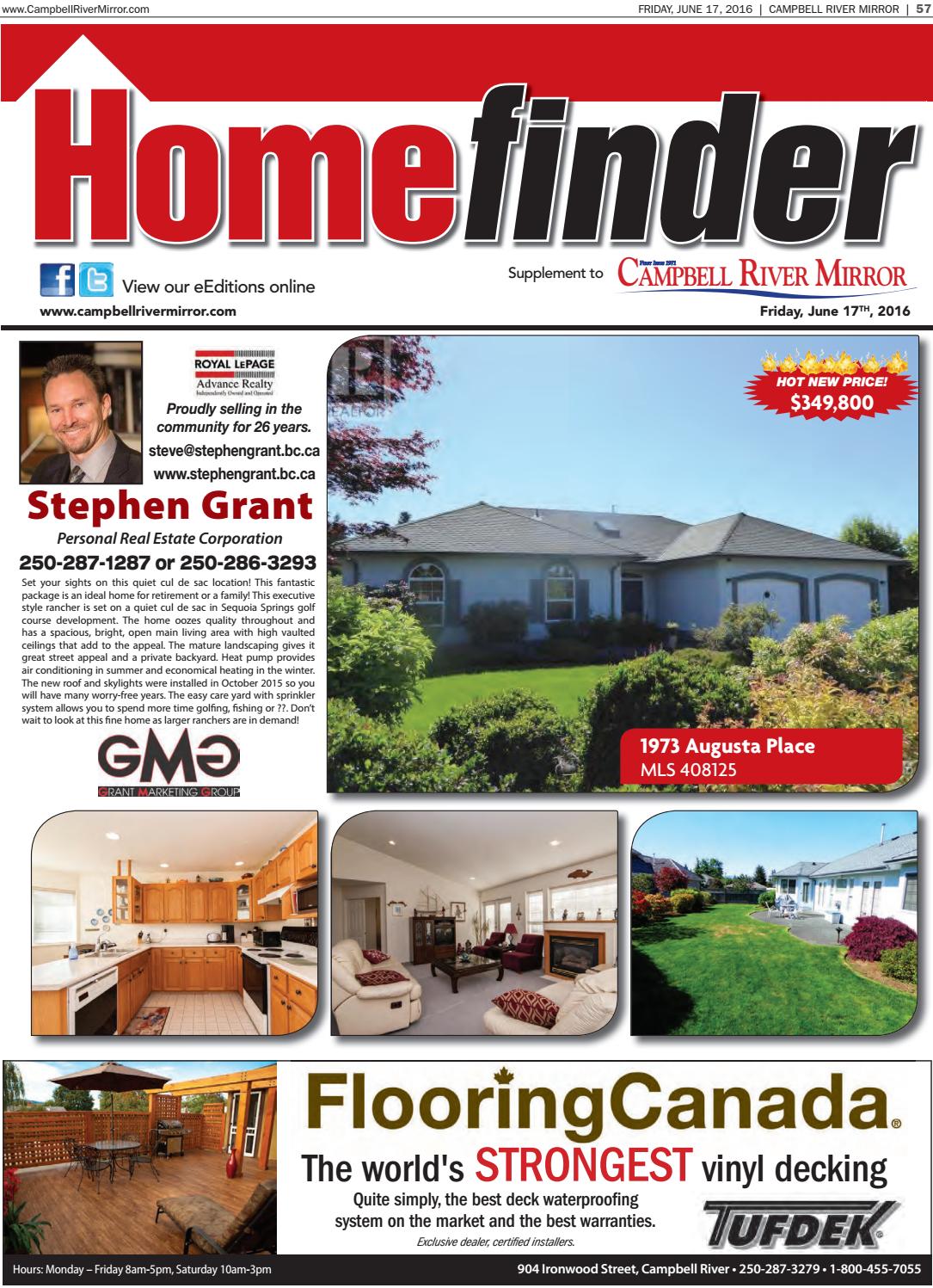Real Estate Guide - Homefinder - June 17, 2016 by Black Press Media ...