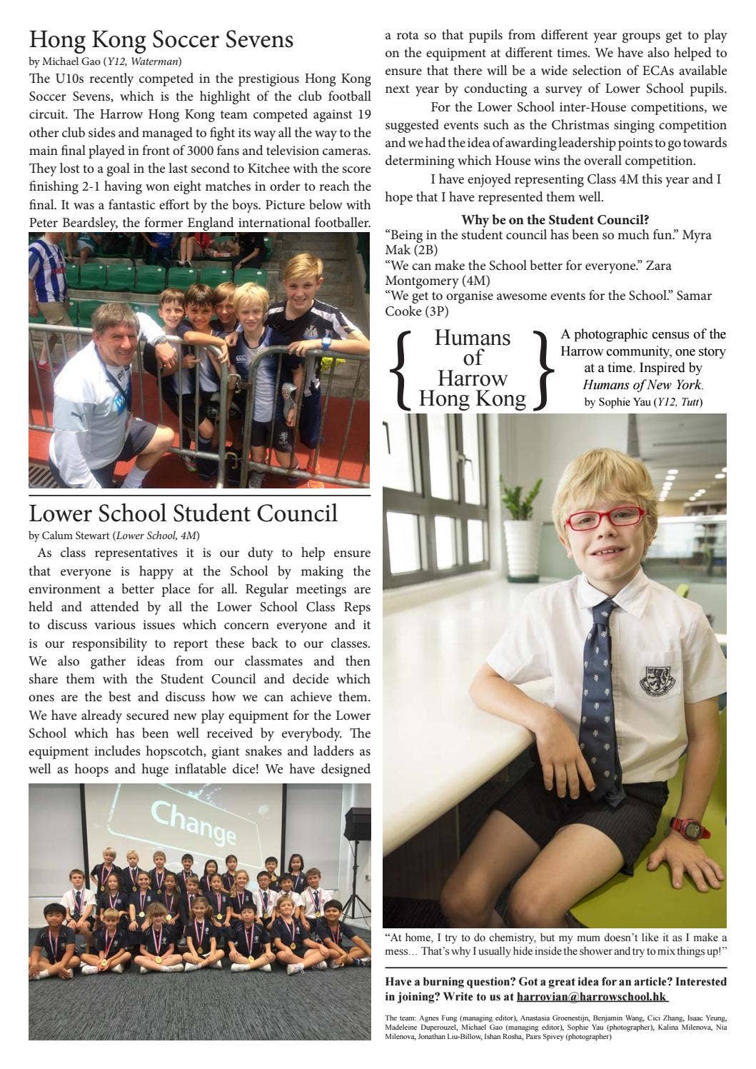 Harrow Hong Kong The Harrovian Issue 4 by Harrow International School ...