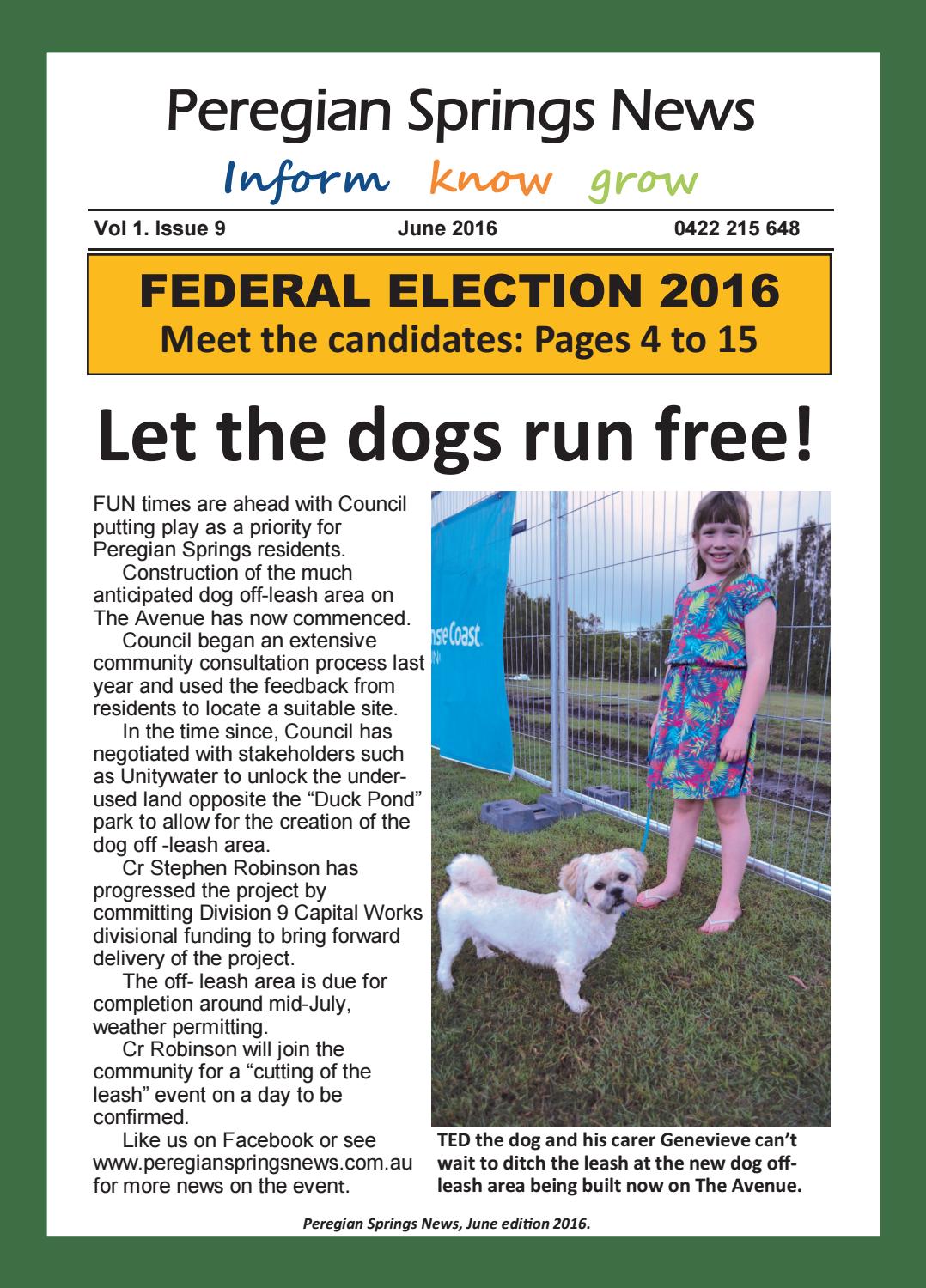 Peregian Springs News Edition 9, June 2016 by InFocus News - Issuu