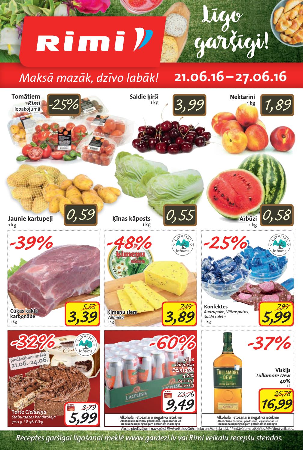 Rimi 21.06.-27.06.2016 by Rimi - Issuu