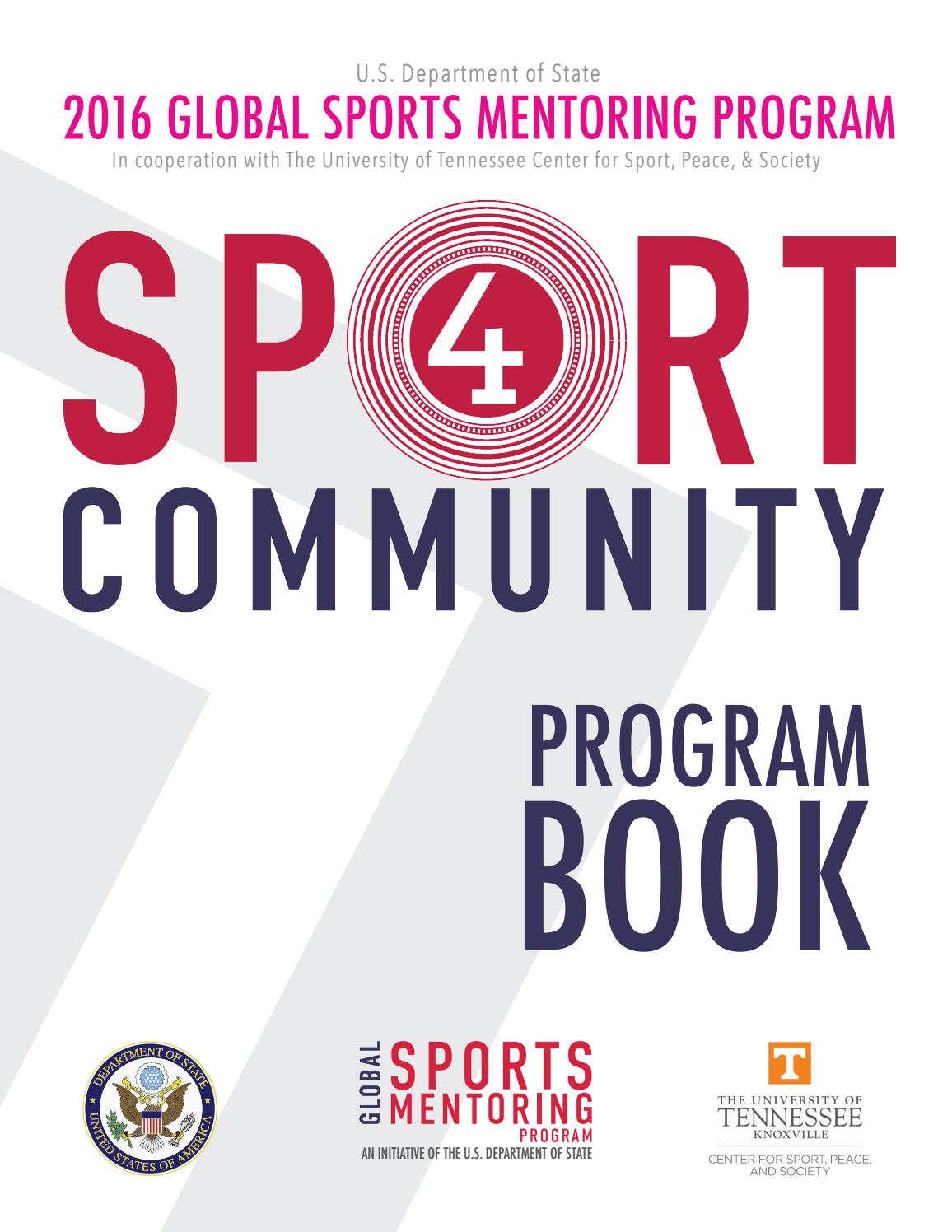 2016 Global Sports Mentoring Program: Sport for Community Book by ...
