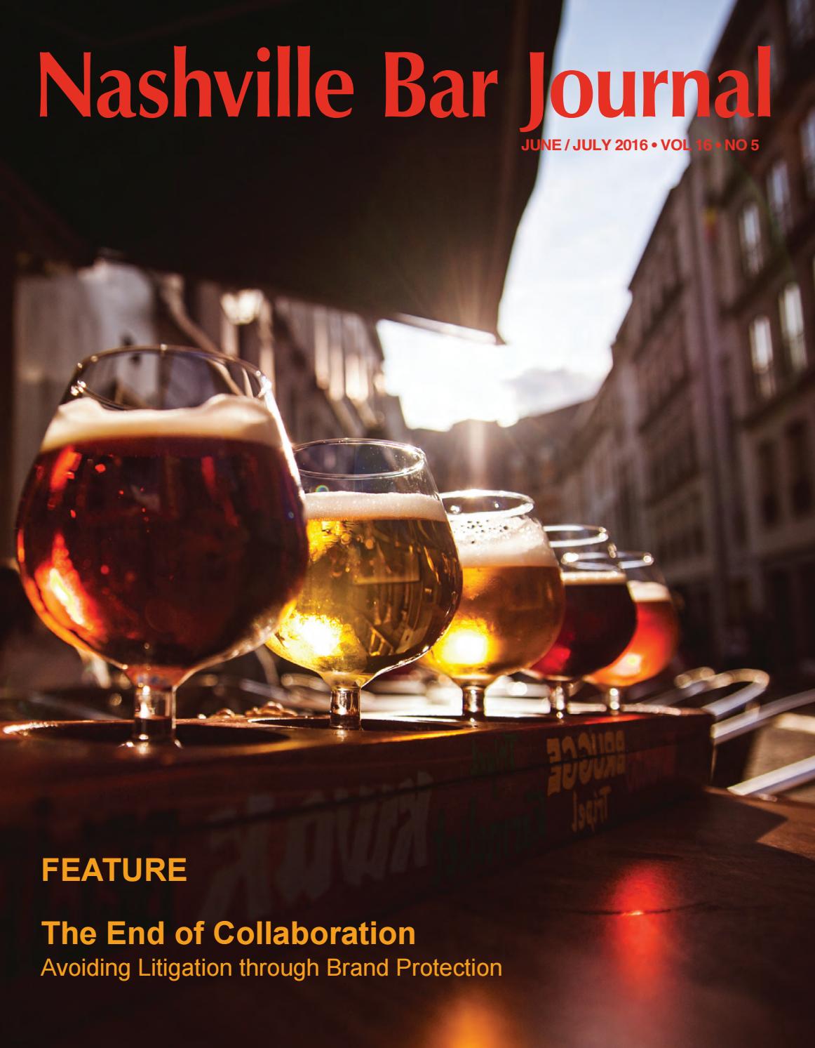 Nashville Bar Journal | June/July 2016 by Nashville Bar Association - Issuu