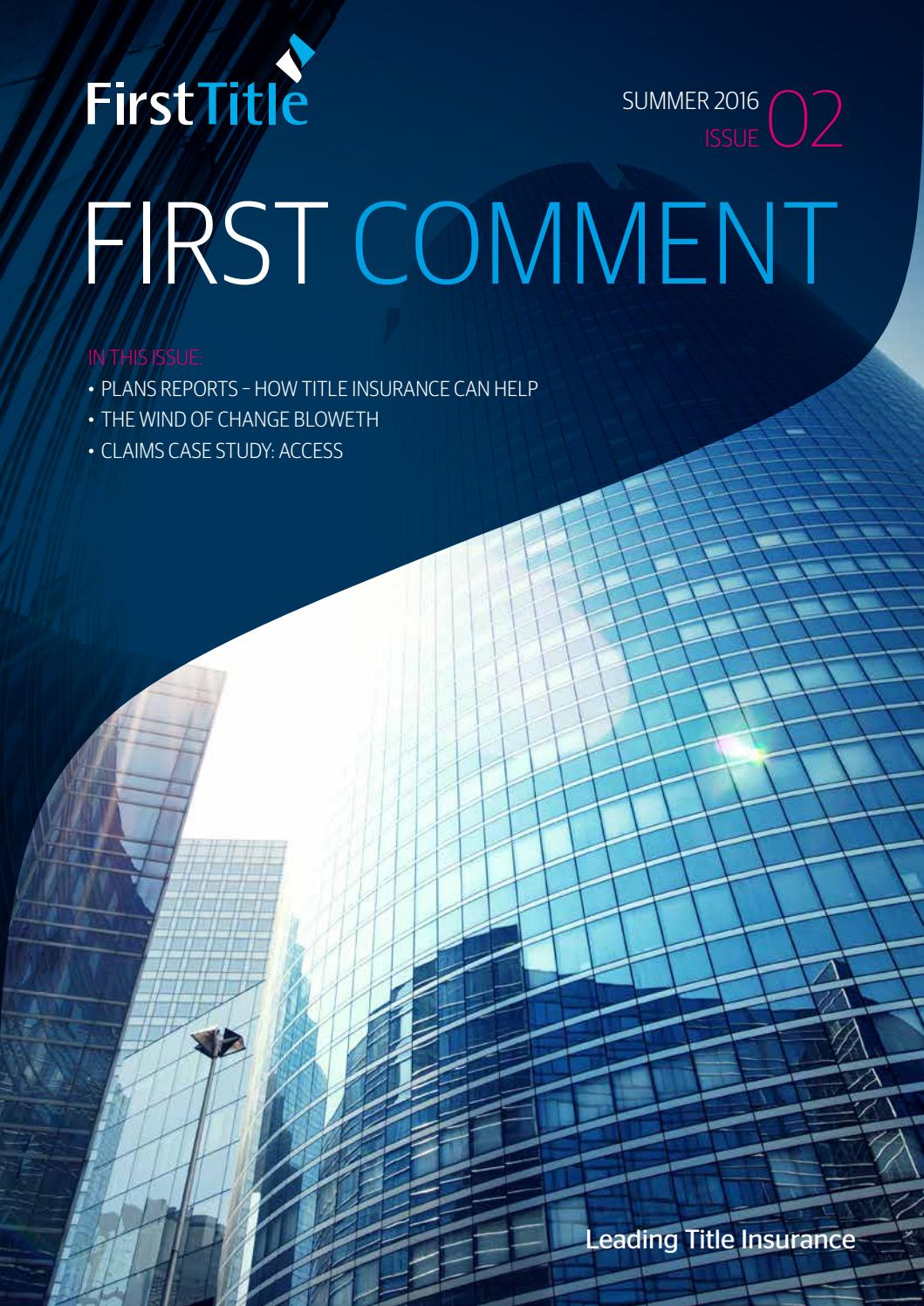 Summer '16 Scotland by First Title Insurance - Issuu