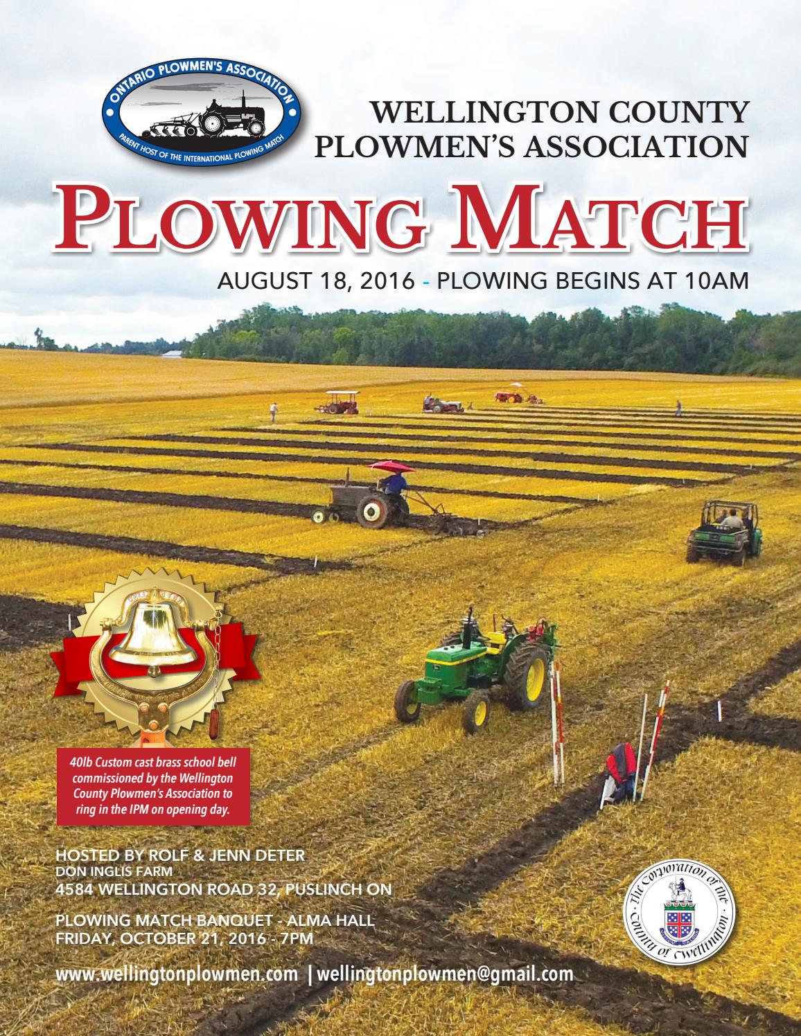 Plowing Match 2016 by WHA Publications Ltd. - Issuu
