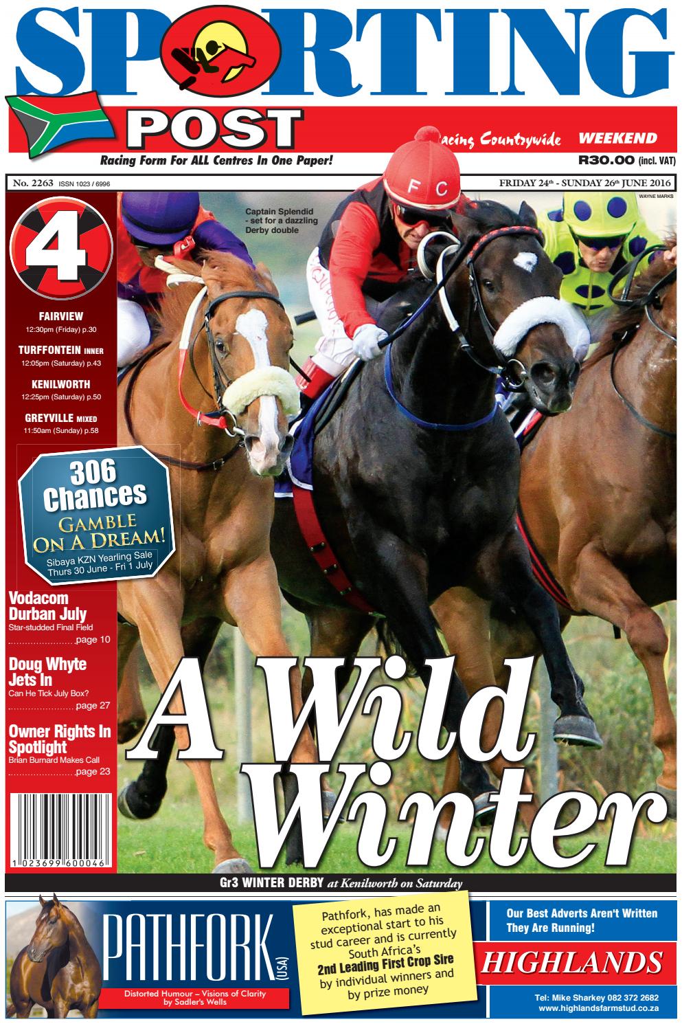 24-26 June #2263 Sporting Post by Sporting Post - Issuu
