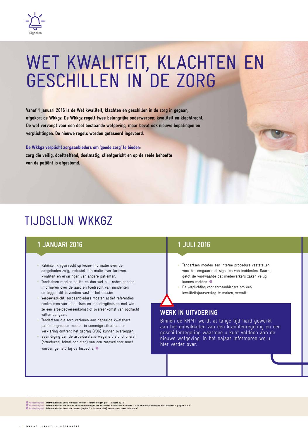 Wkkgz-praktijkinformatie by KNMT - Issuu