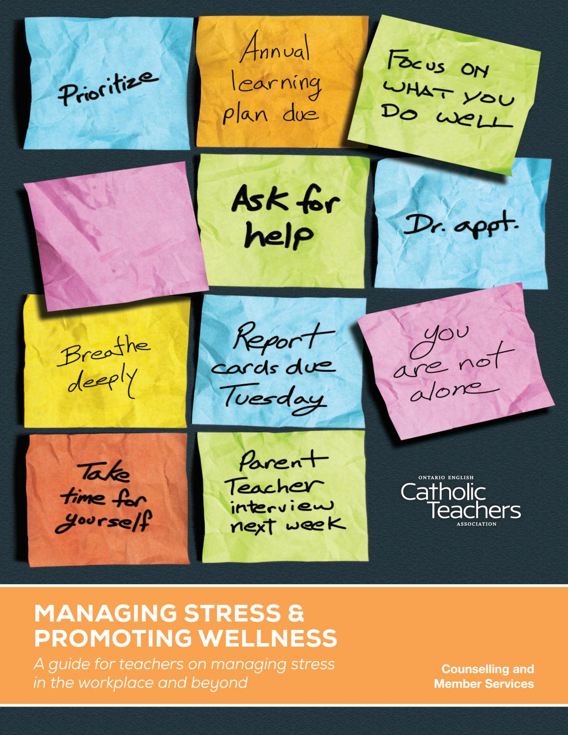 Managing Stress and Promoting Wellness by @OECTA - Issuu