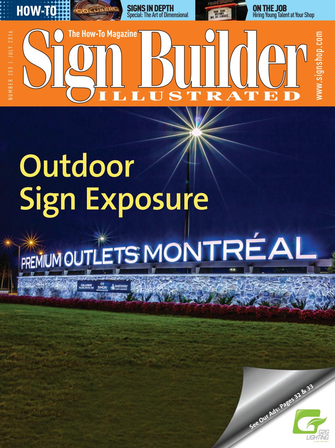 Sign Builder Illustrated July 2016 by Sign Builder Illustrated - Issuu