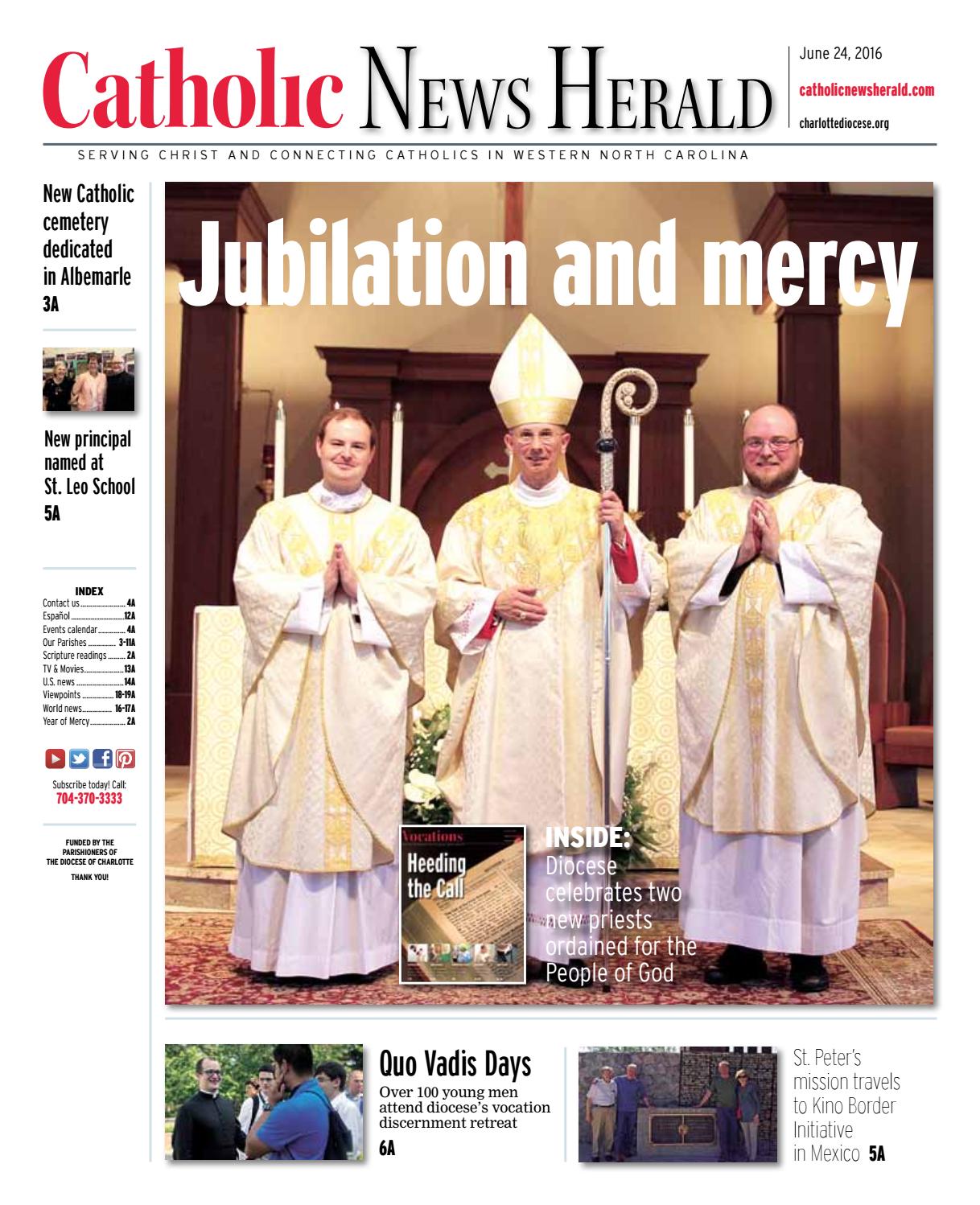 June 24, 2016 by Catholic News Herald - Issuu