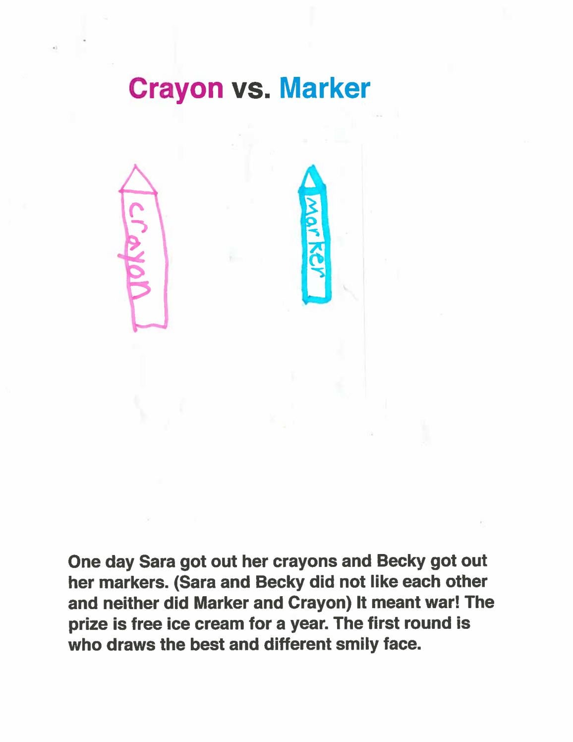 3 Crayon vs. Marker by Ella M by WJCT - Issuu