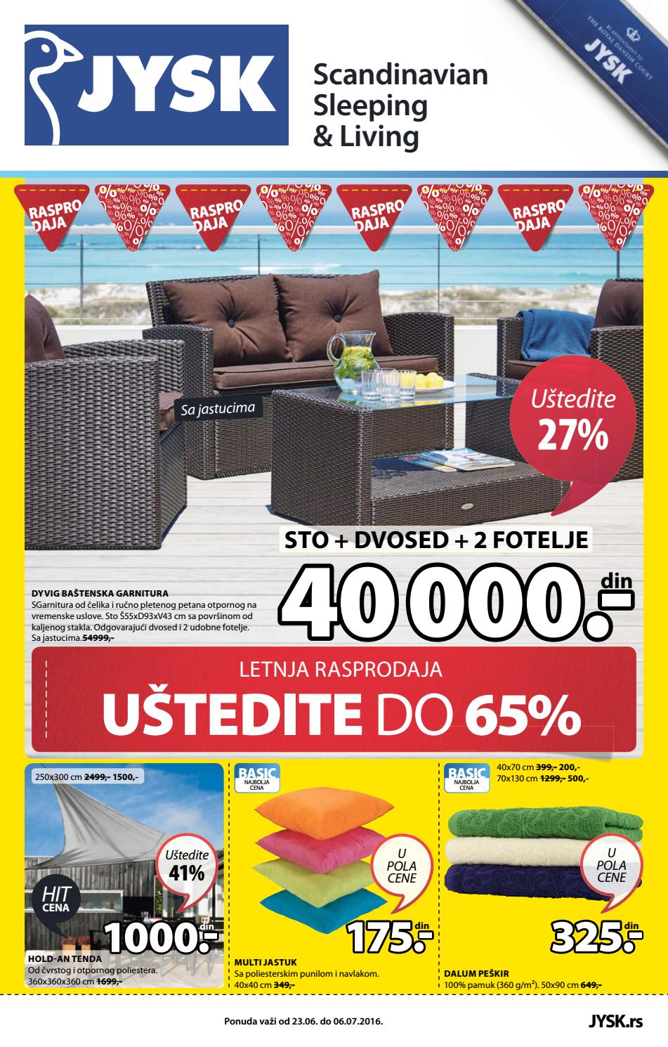 Jysk srbija katalog od 23 06 06 07 2016 by Catalog.hr - Issuu