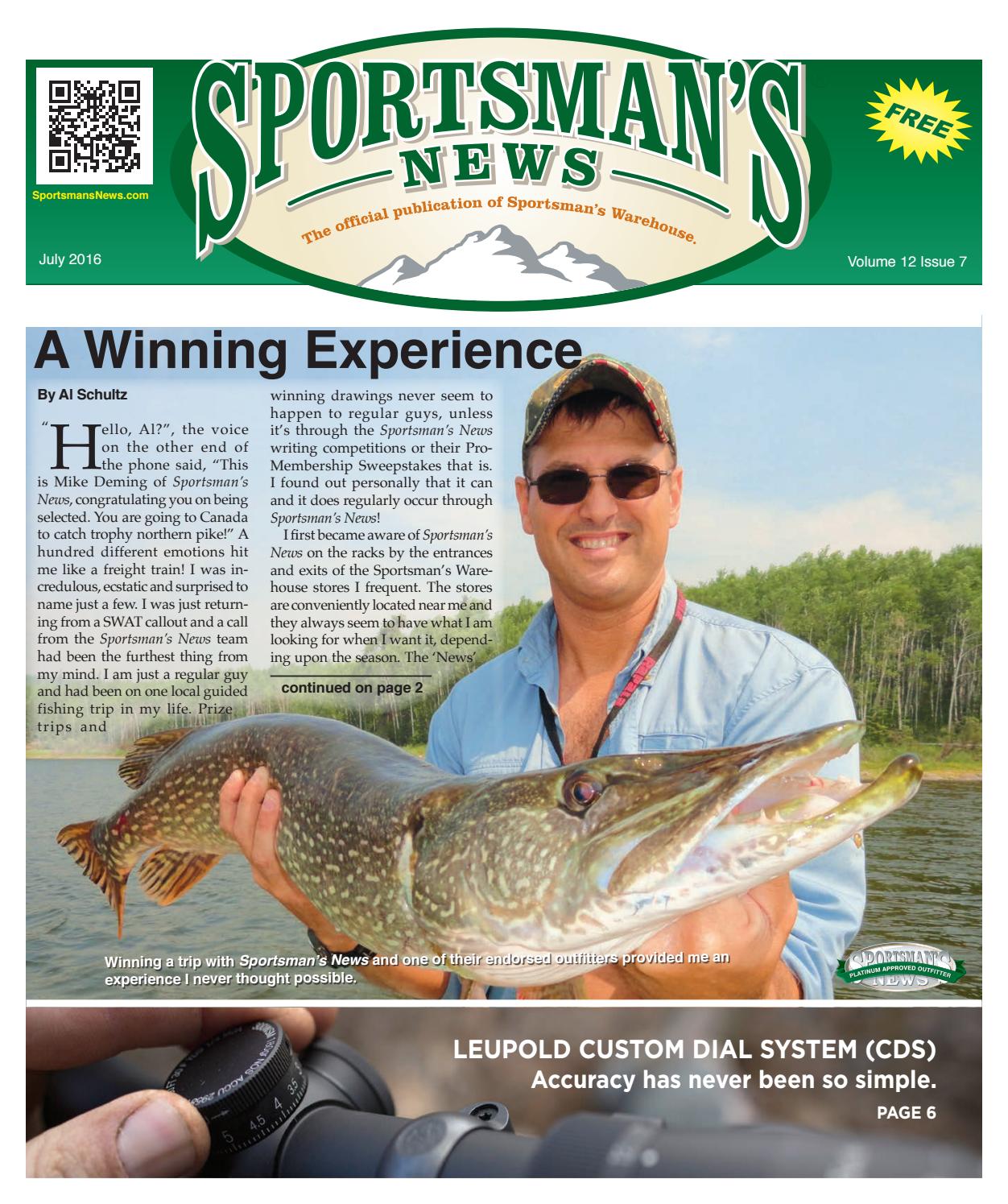 Sportsman's News July 2016 Digital Edition by Sportsman's News - Issuu