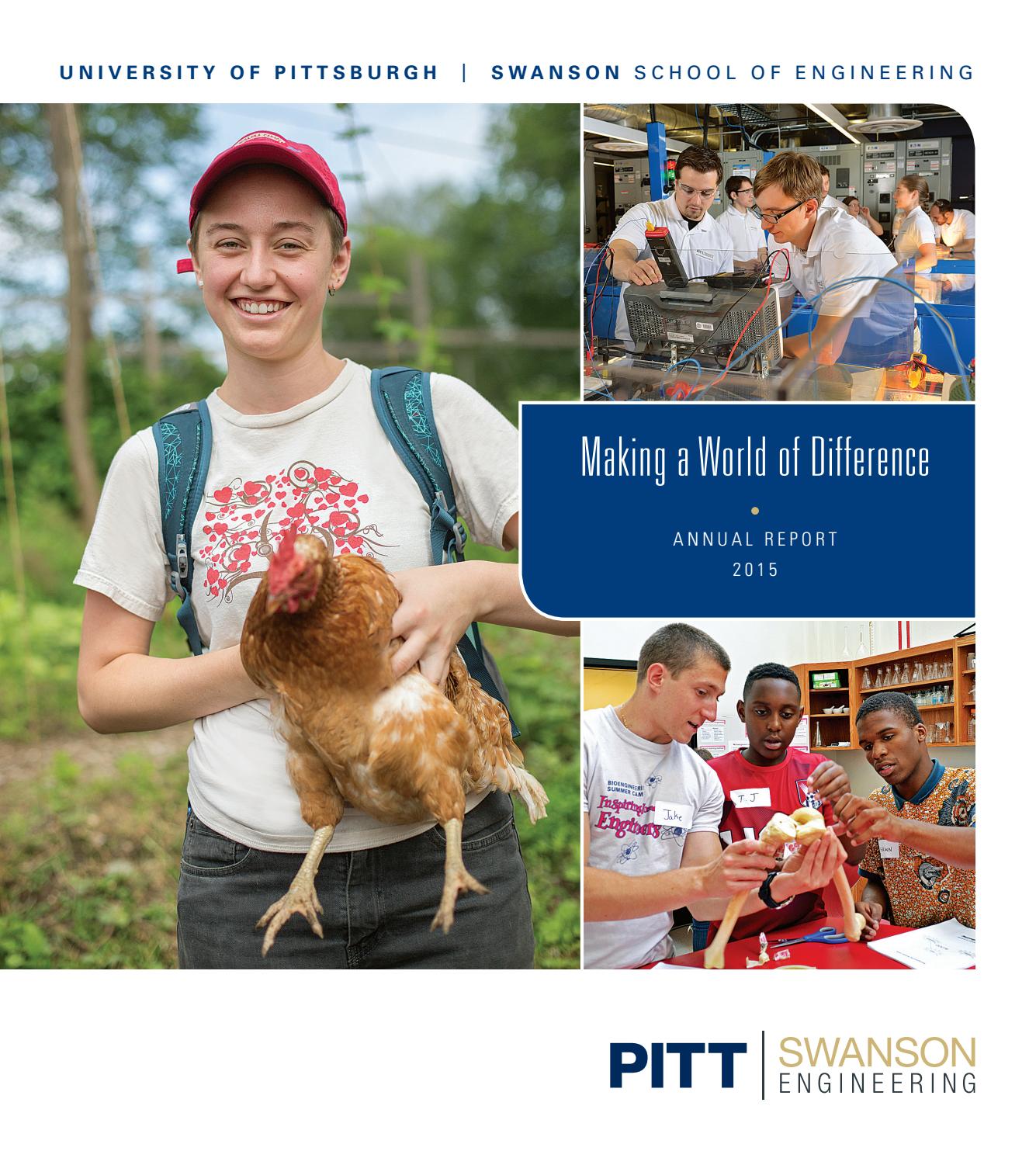 2015 Swanson School of Engineering Annual Report by PITT | SWANSON ...