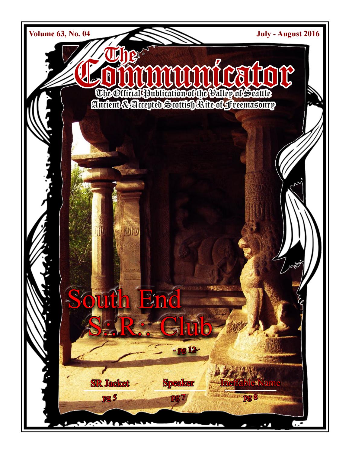 The Communicator July/August 2016 by Seattle Scottish Rite - Issuu