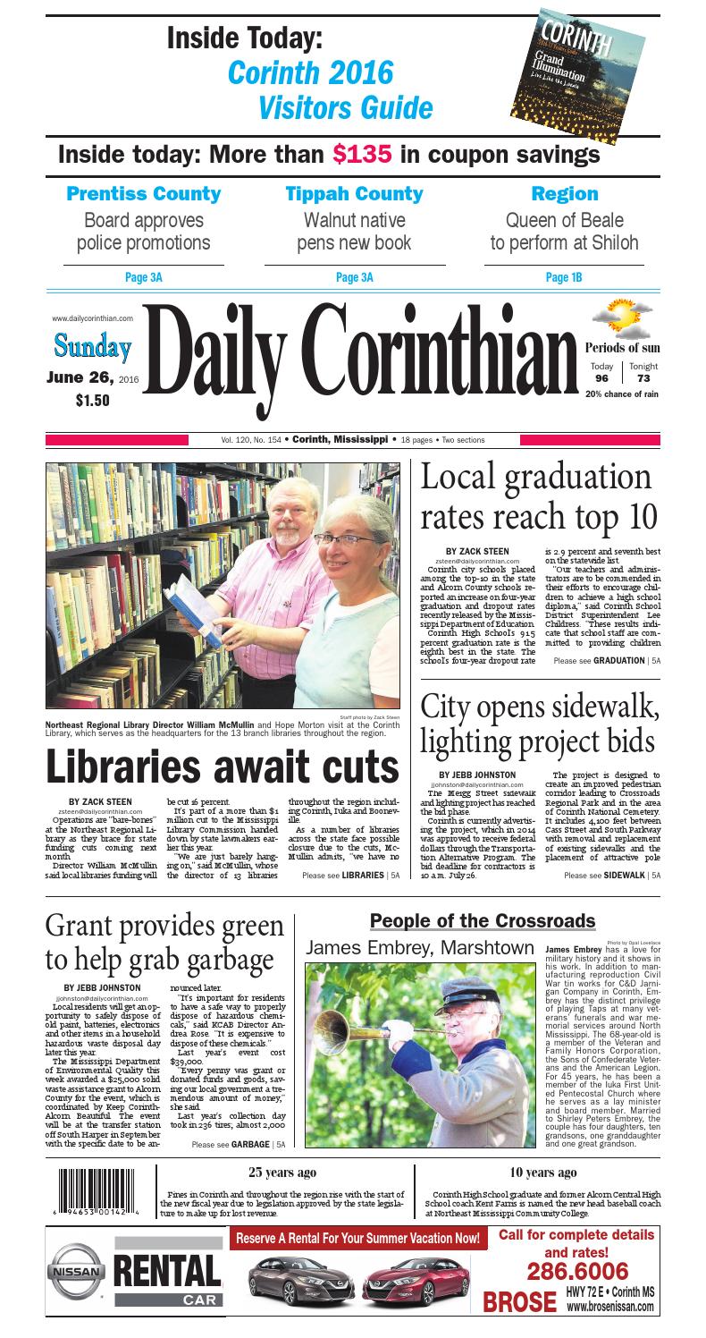 062616 daily corinthian e edition by Daily Corinthian - Issuu