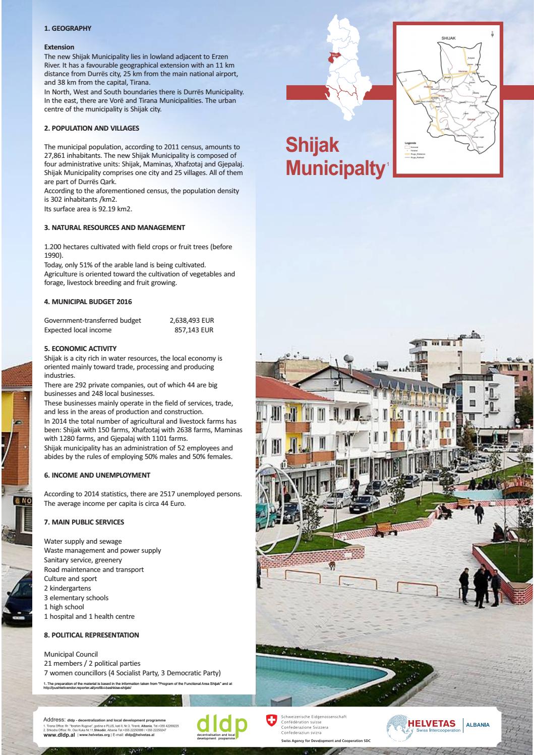 Shijak Municipality by dldp albania - Issuu
