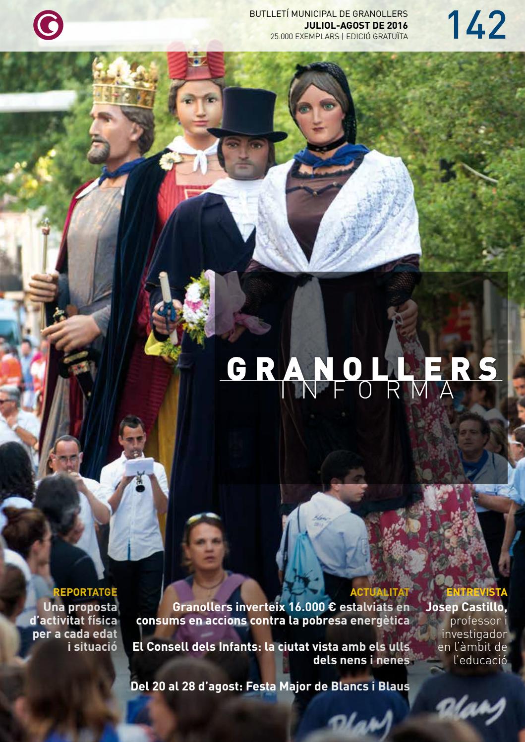 Granollers Informa - juliol-agost 2016 by Ajuntament de Granollers - Issuu