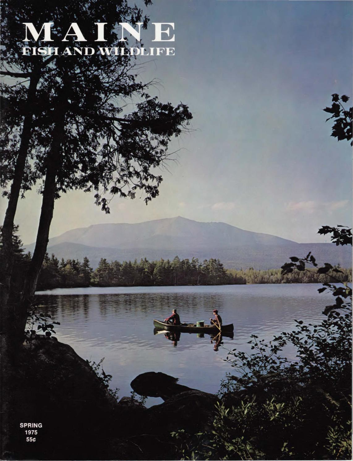 Maine Fish and Wildlife Magazine, Spring 1975 by Maine State Library ...