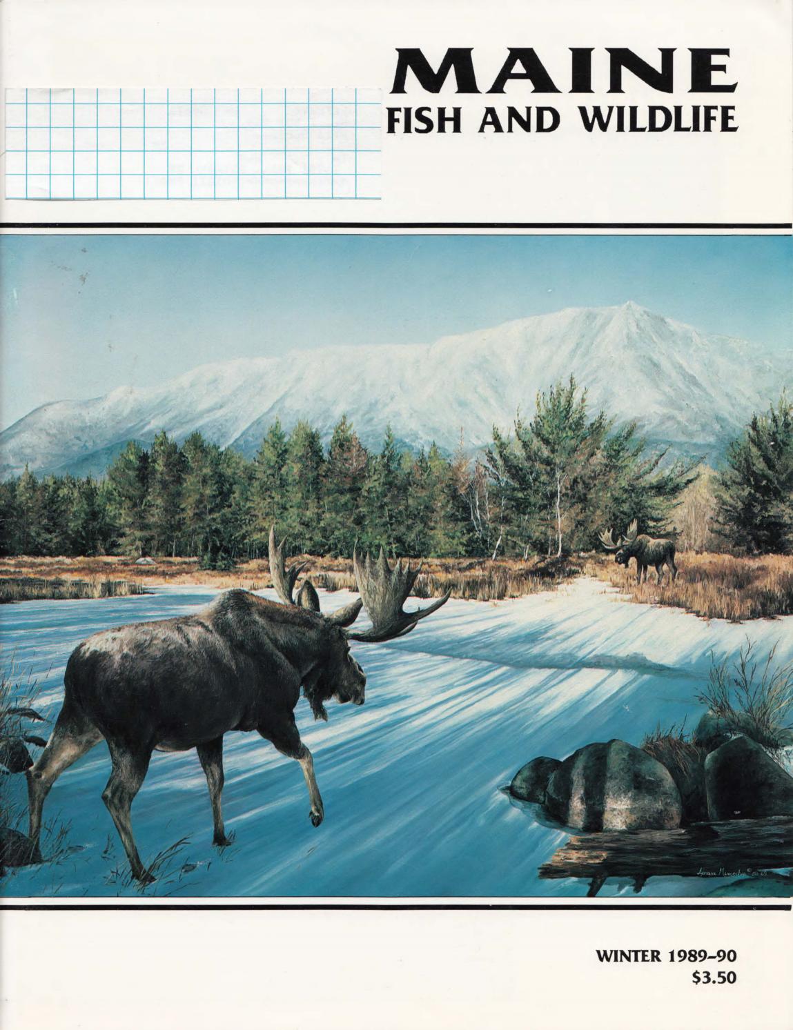 Maine Fish and Wildlife Magazine, Winter 1989-90 by Maine State Library ...