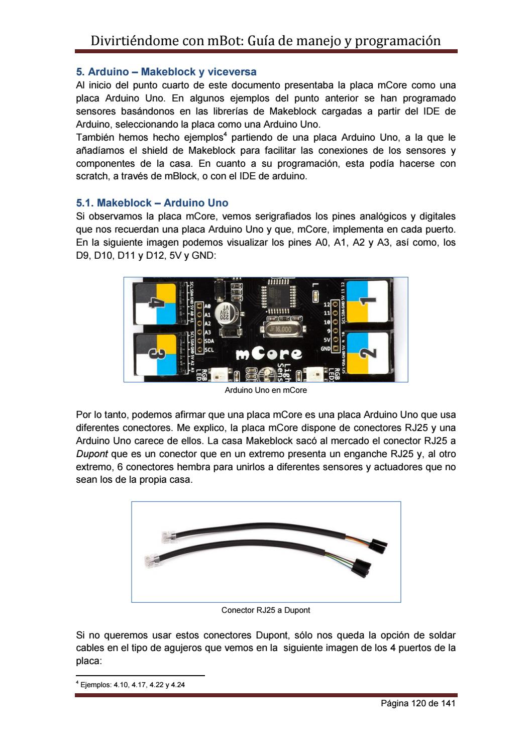 Divirtiéndome con mBot: Guia de manejo y programacióm (Libro Junio 2016 ...