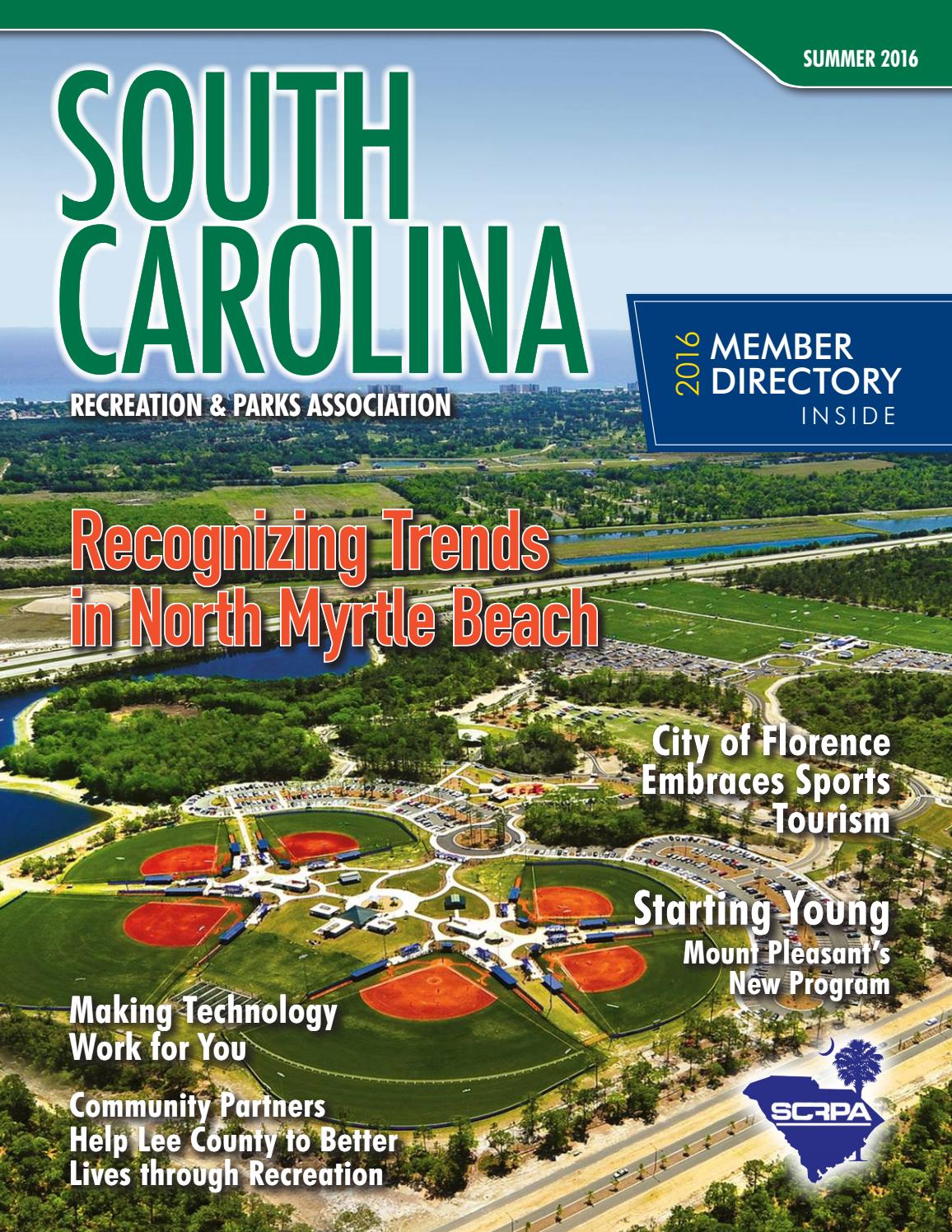 South Carolina Rec & Park Magazine - Summer 2016 by Pernsteiner ...