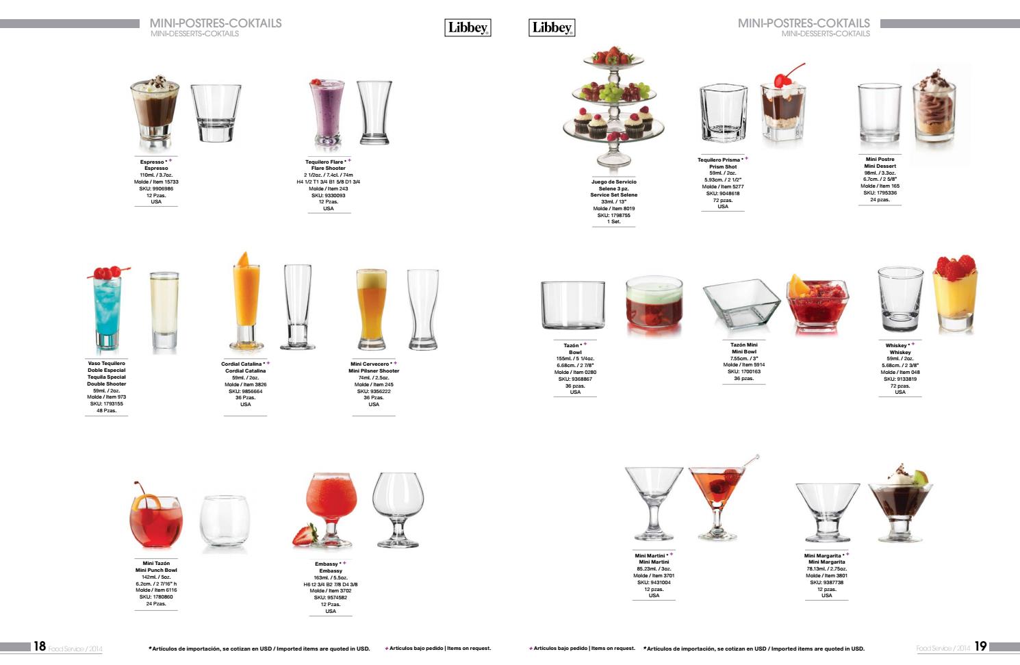 Cristaleria crisa libbey catalogo general by Servitel - Issuu