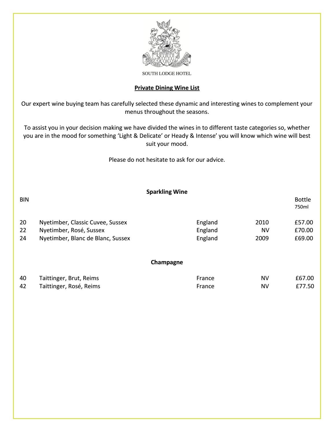 Cb wine list june 2016 by Exclusive Collection - Issuu