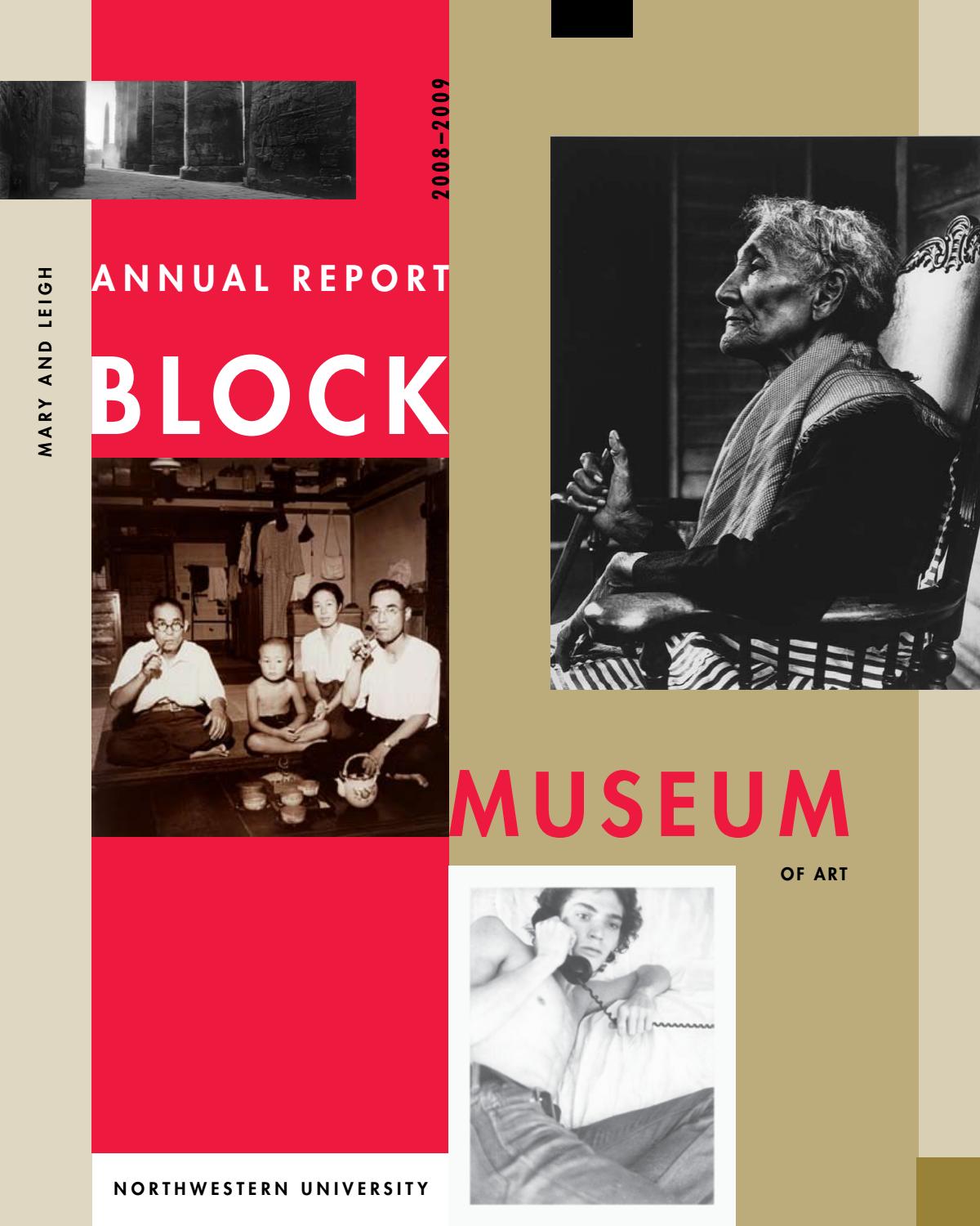 Block Museum Annual Report, 2008-09 by Block Museum of Art - Issuu