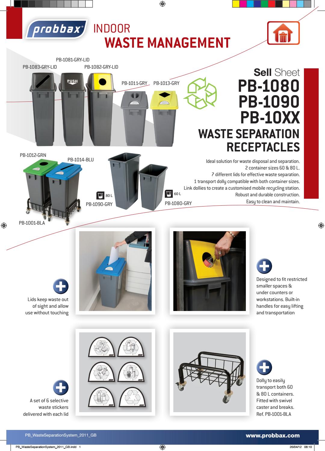 Varios probbax cubos basura by Servitel - Issuu