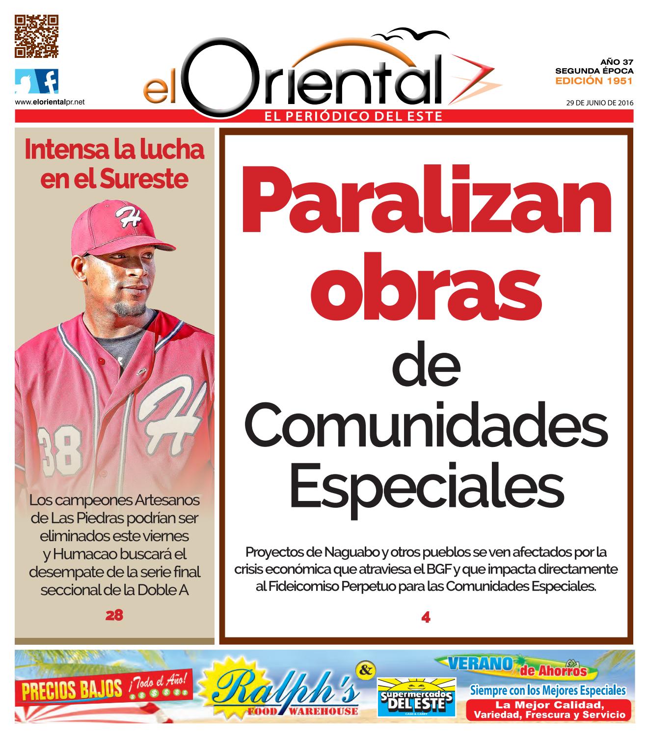 Periódico El Oriental, edición 1951 by Periódico El Oriental - Issuu