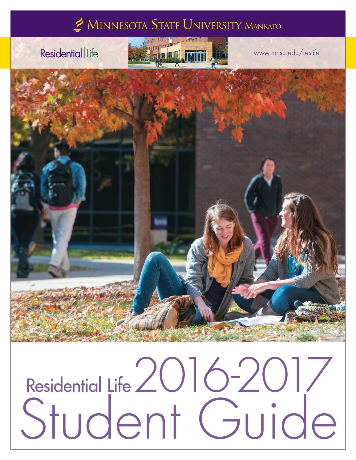 Residential Life Student Guide 2016-2017 by Minnesota State University ...