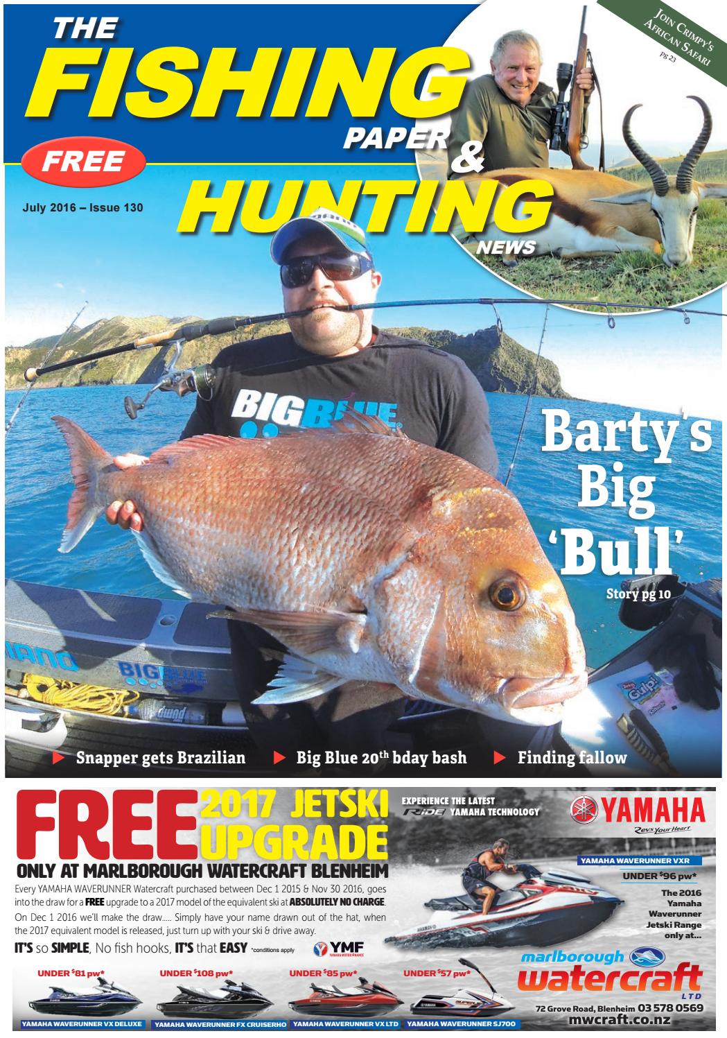 The Fishing Paper & Hunting News - July 2016 by The Fishing Paper - Issuu