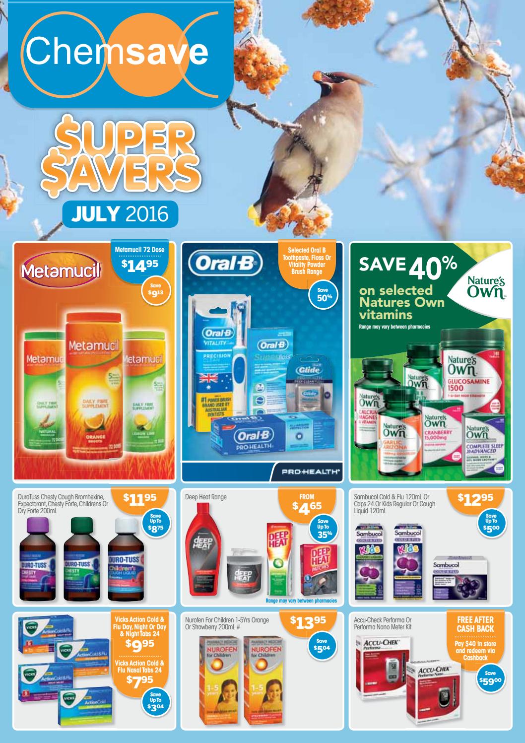 Chemsave Pharmacy Catalogue July 2016 by Echo Publications - Issuu