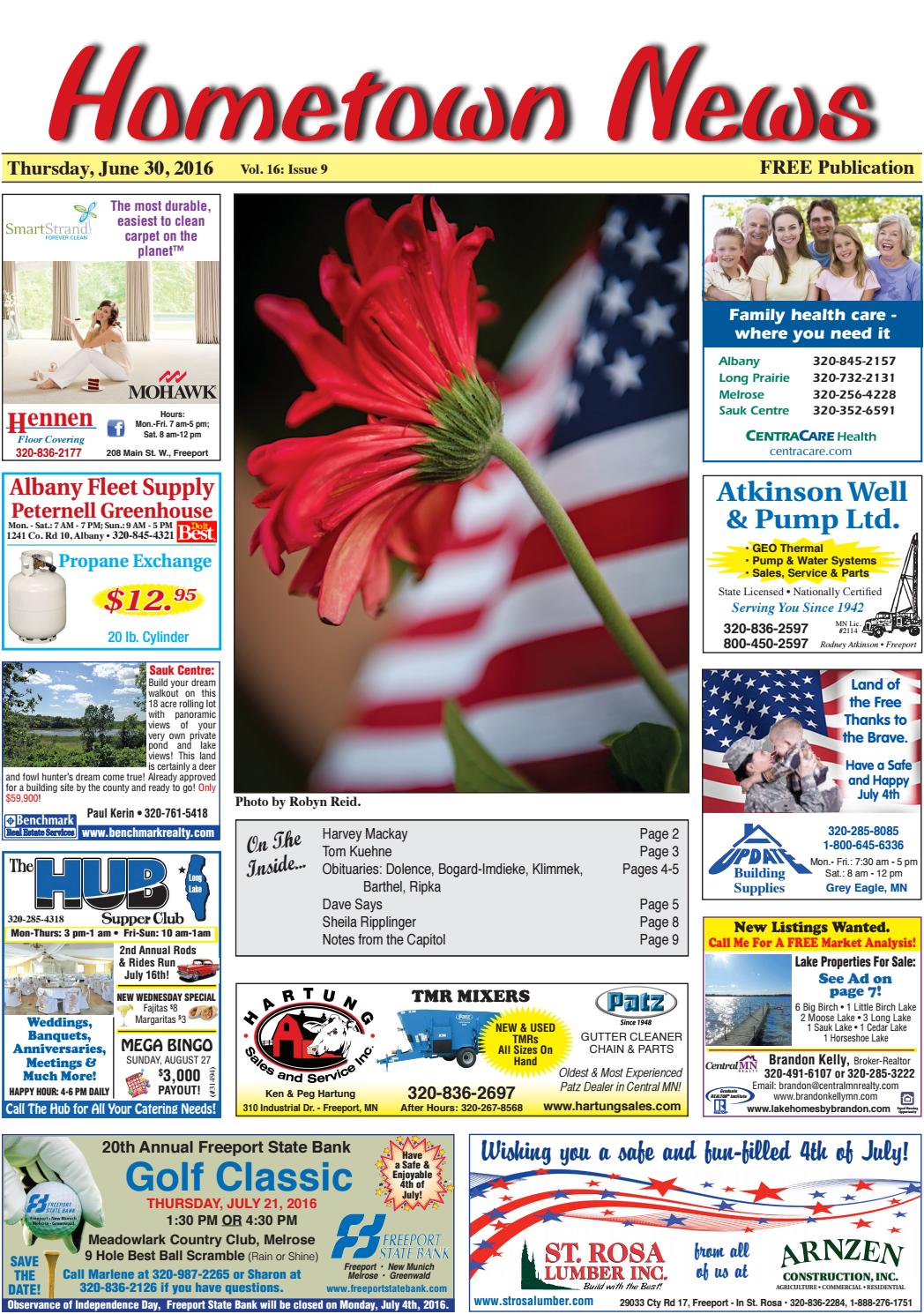 Hometown News June 30, 2016 by Hometown News - Issuu