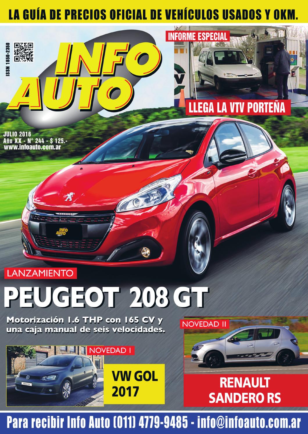 Info auto Julio - Nº244 by Info Auto Argentina - Issuu