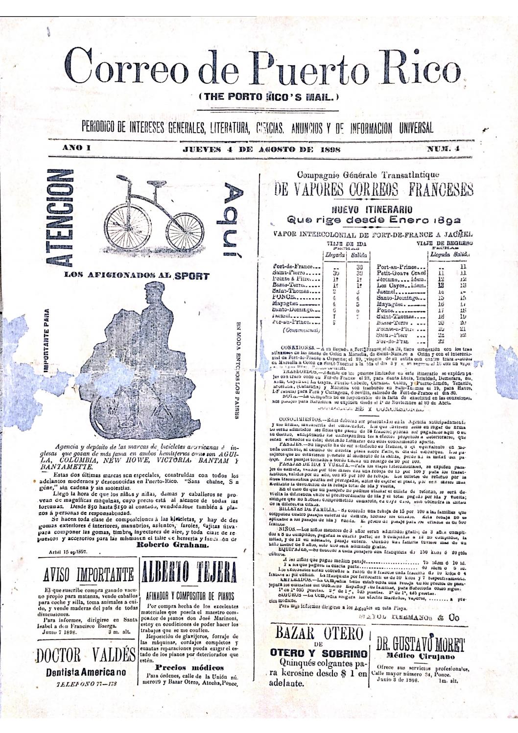 Correo de Puerto Rico (1898) by La Colección Puertorriqueña - Issuu