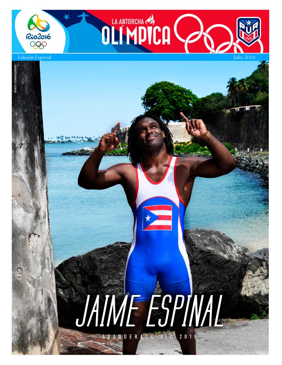 Jaime Espinal Abanderado 2016 by Comité Olímpico de Puerto Rico - Issuu