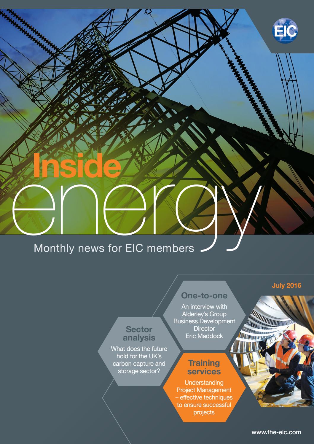 Inside Energy July 2016 by Energy Industries Council - Issuu
