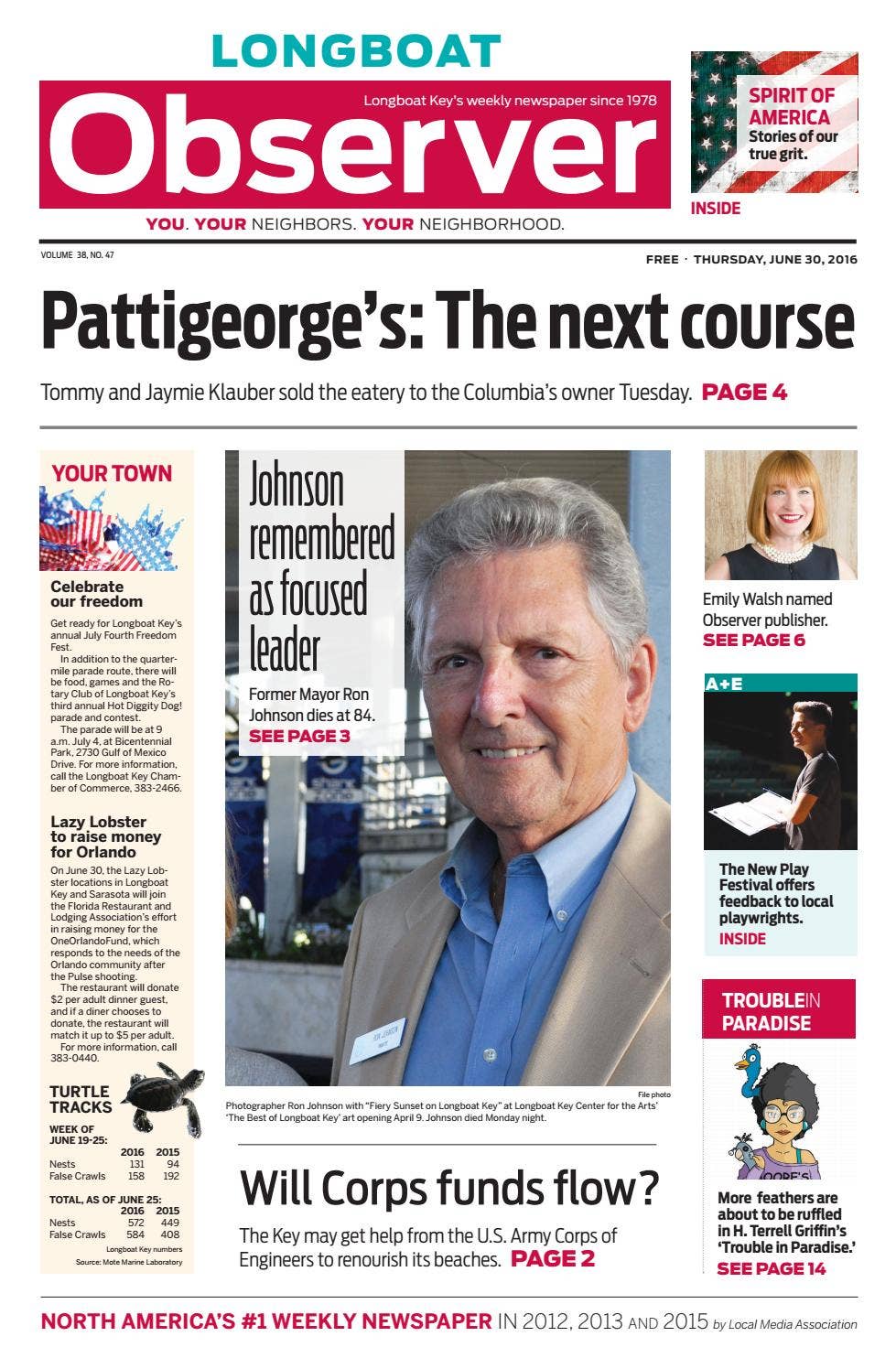 Longboat Observer 06.30.2016 by The Observer Group Inc. - Issuu