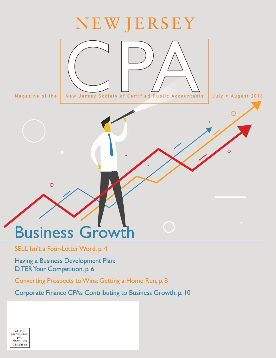 July/August 2016 by New Jersey Society of CPAs - Issuu