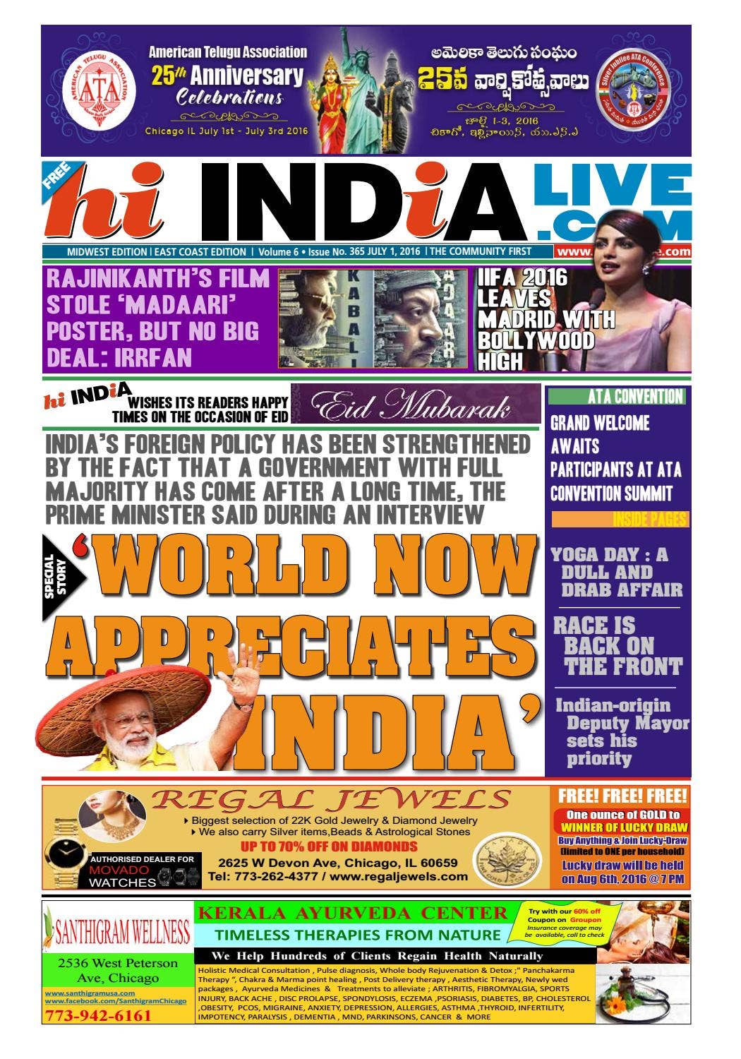 hi INDiA - Midwest - July 1st. 2016 by hi INDiA Weekly - Issuu