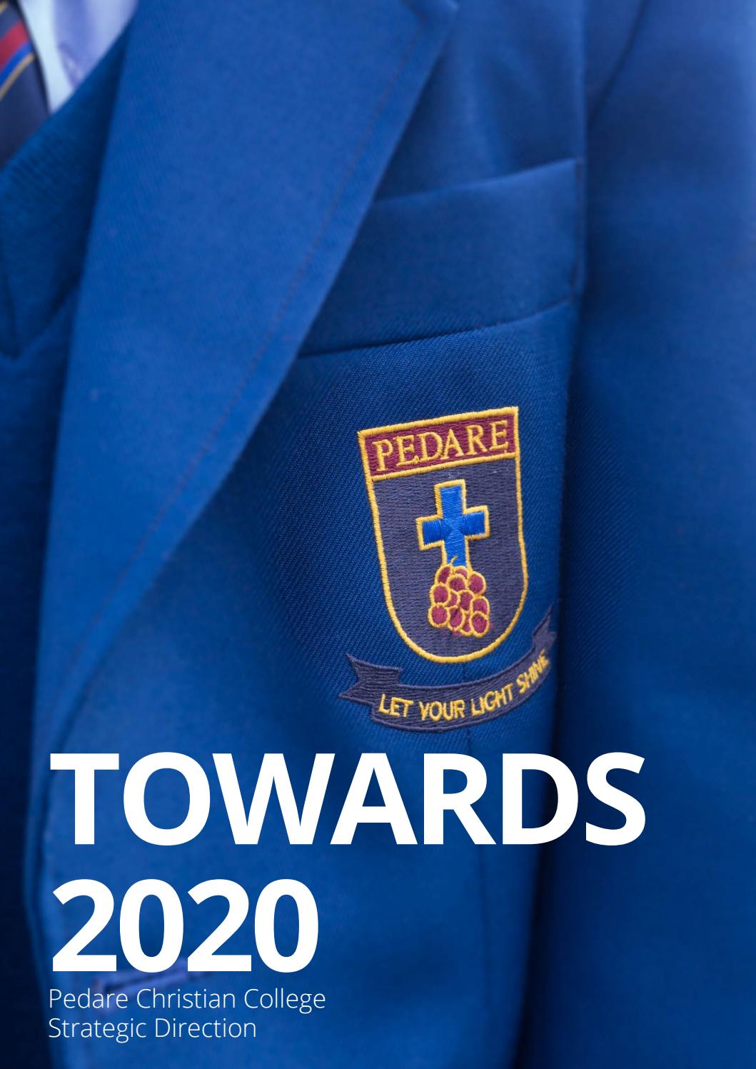 Pedare Strategic Plan - Towards 2020 by Pedare Christian College - Issuu