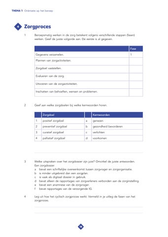Het zorgplan niveau 3 werkboek by ThiemeMeulenhoff - Issuu