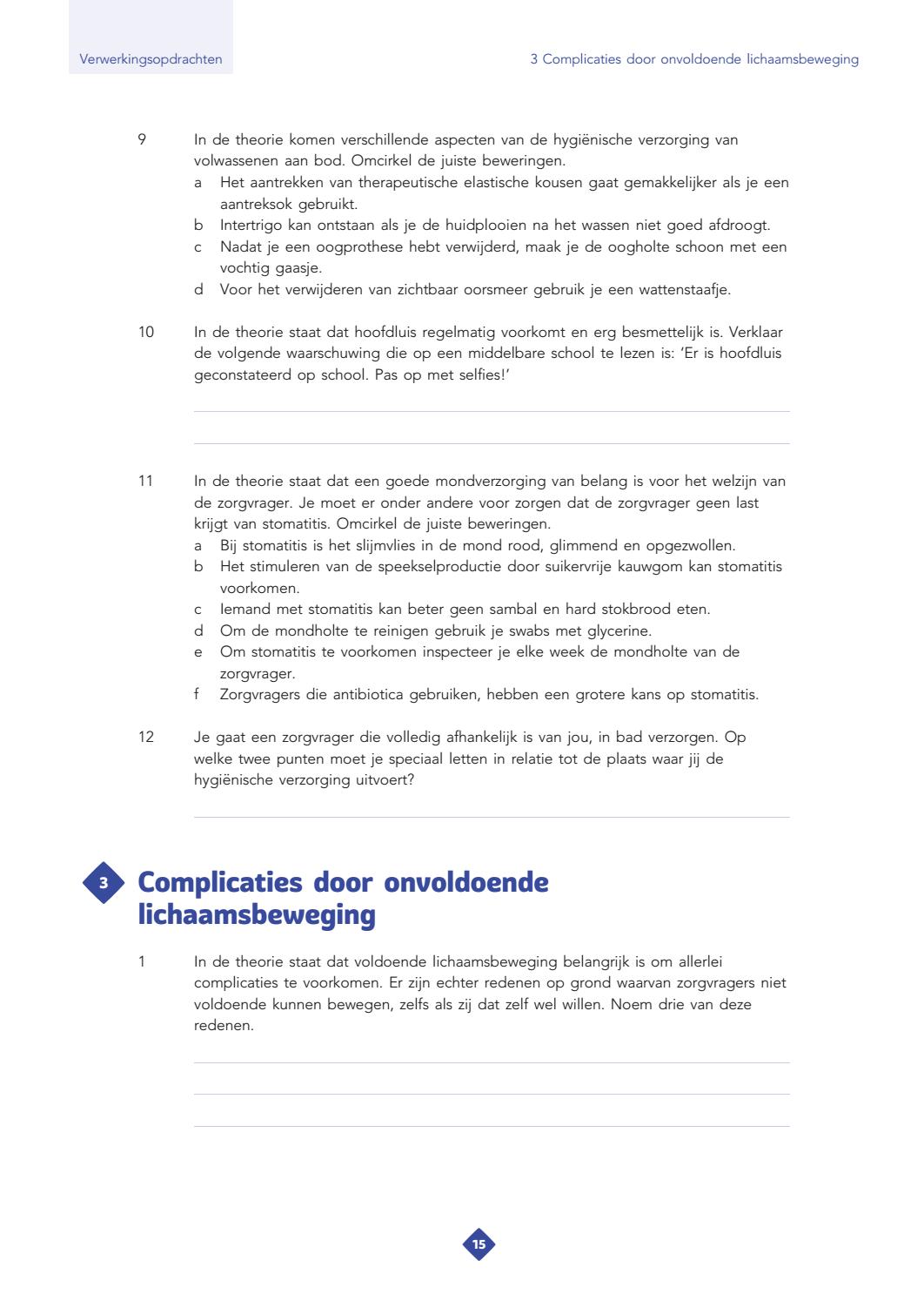 Persoonlijke basiszorg deel 1 niveau 4 werkboek by ThiemeMeulenhoff - Issuu