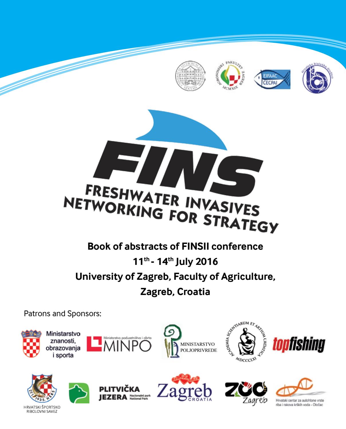 Fins II - Book of Abstracts by Mamino sunce - Issuu