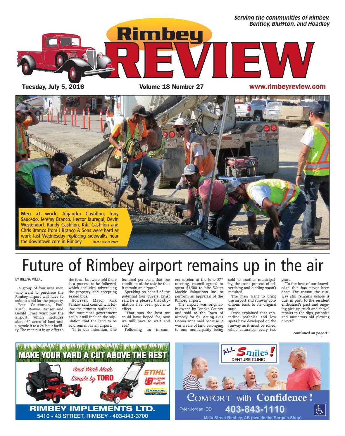 Rimbey Review, July 05, 2016 by Black Press Media Group - Issuu