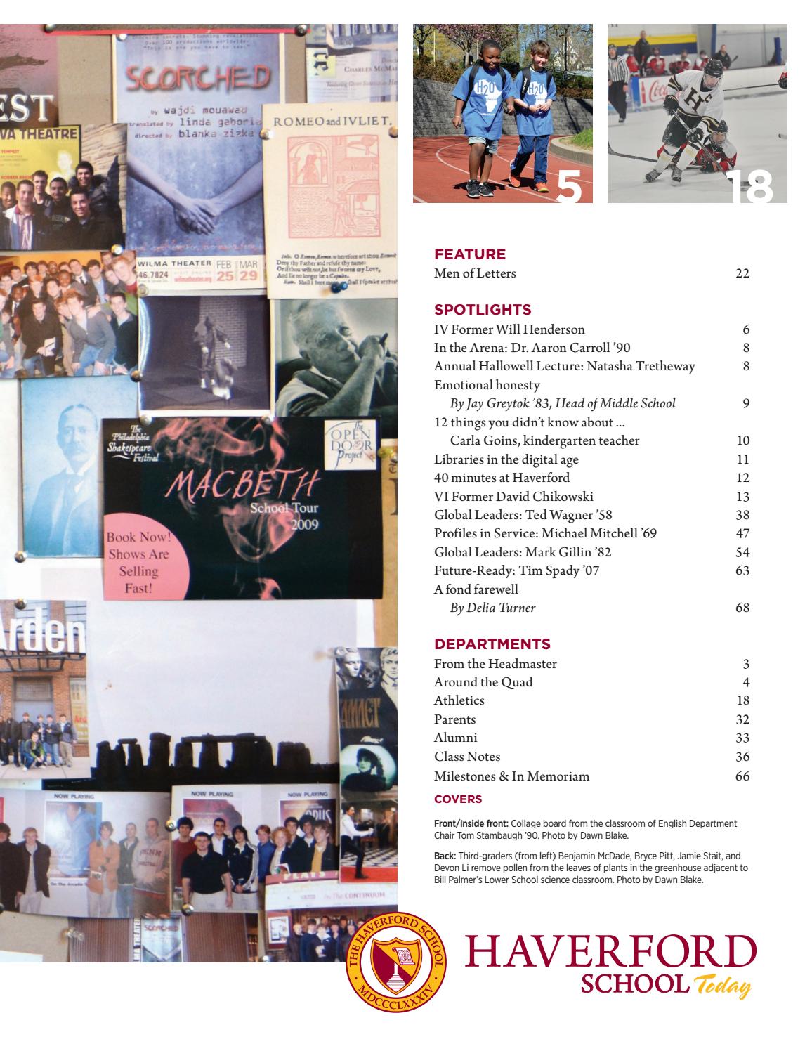 Haverford School Today Spring 2016 by The Haverford School - Issuu
