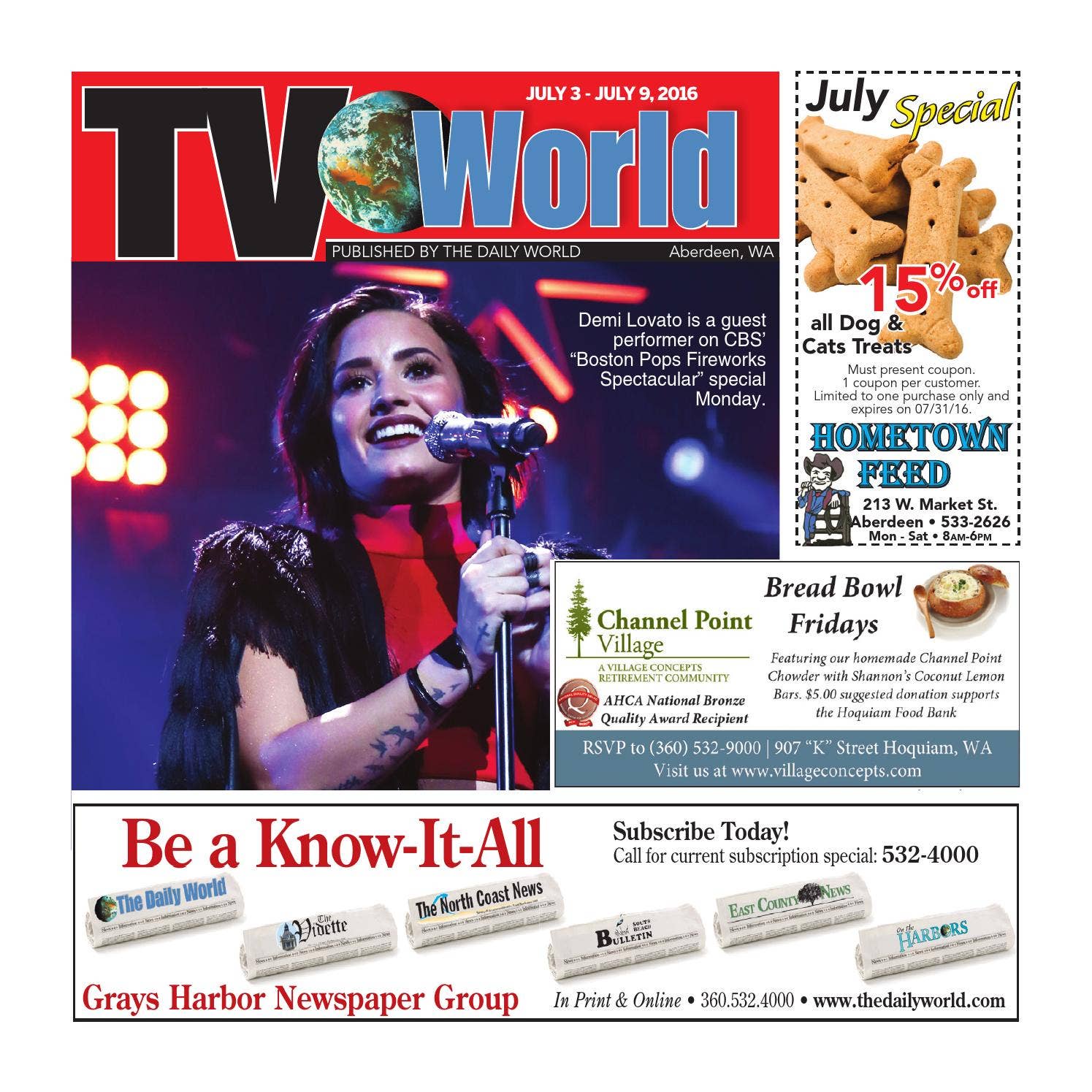 Aberdeen Daily World - TV World - TV World July 3 -July 9, 2016 by ...